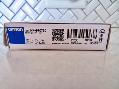 Omron NX-PF0730 12mm Wide - NX I/O Power Feed Unit, 5-24 V DC Input, 8 ...