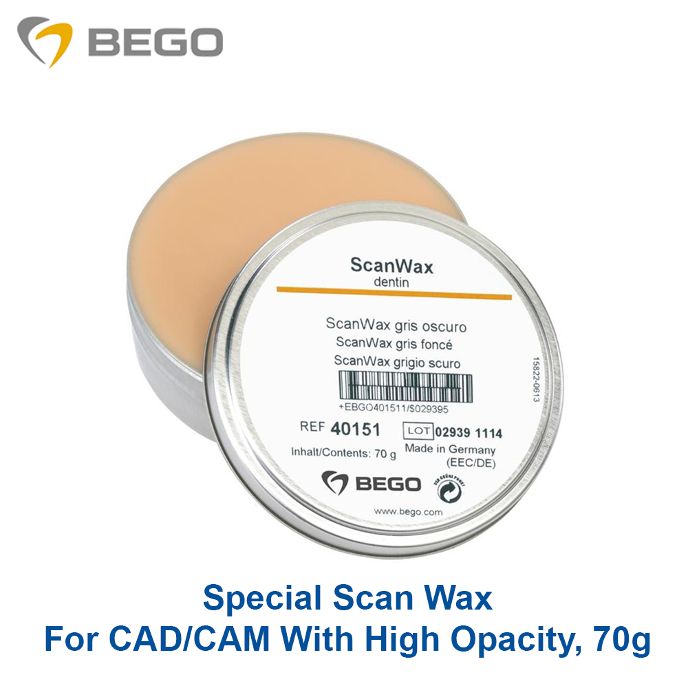 Dental Lab Material BEGO Special Scan Wax For CAD/CAM With High Opacity ...