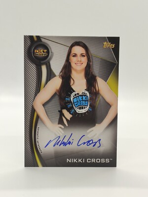 2019 WWE NXT Nikki Cross Auto Autograph Signed Card Rare | eBay