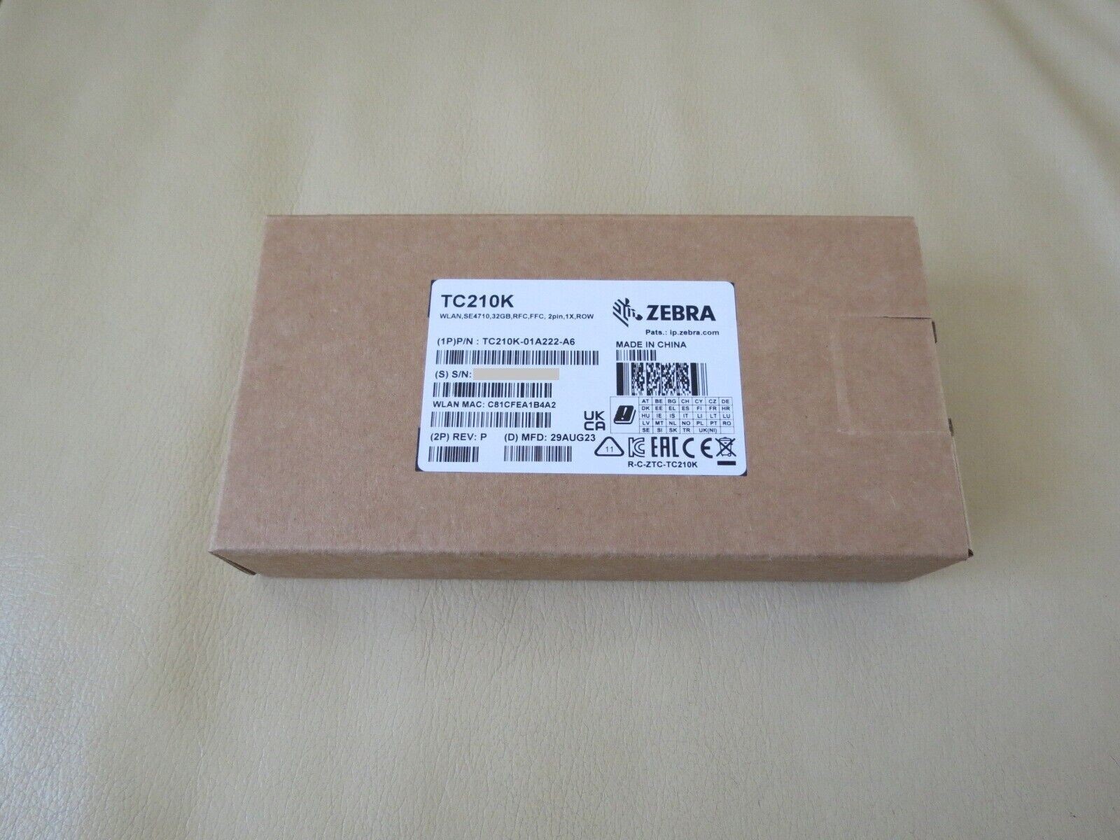 Zebra TC21 Handheld Touch Mobile Computer - Black (TC210K-01A222-A6 ...