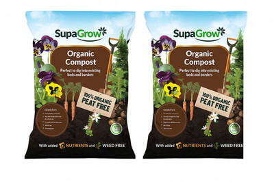 SupaGrow Organic Garden Compost - 50L pack of 2 | eBay UK