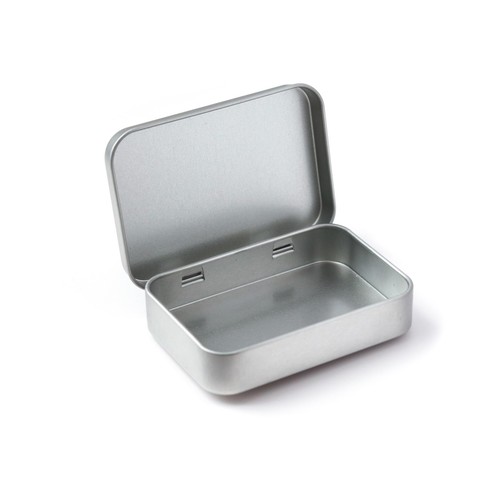 3 Pcs Metal Hinged Tin Box, Small Tins Box with Lids, Mini Tin Can ...