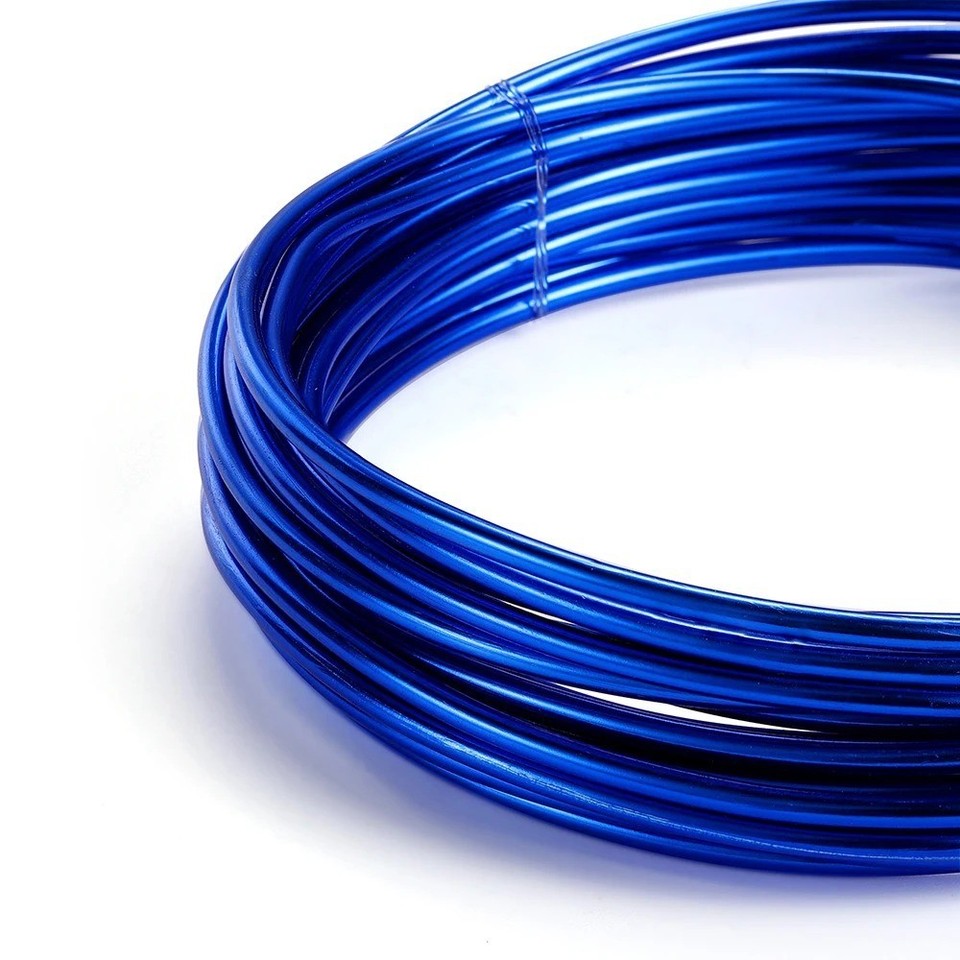 ALUMINIUM MODELLING JEWELLERY CRAFT WIRE 0.8mm 1mm 1.5mm 2mm & 3mm W1 ...