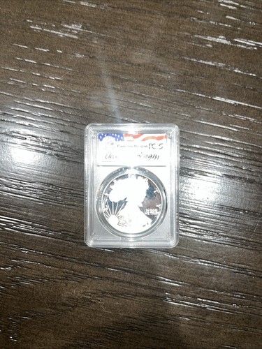 🔥1987-S American Silver Eagle, PCGS PR69-DCAM ,Cameron Reagan Signature ...