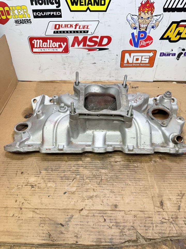 EDELBROCK 5001 TORKER II SBC 1955-1986 CHEVY 262-400CI ALUMINUM INTAKE ...