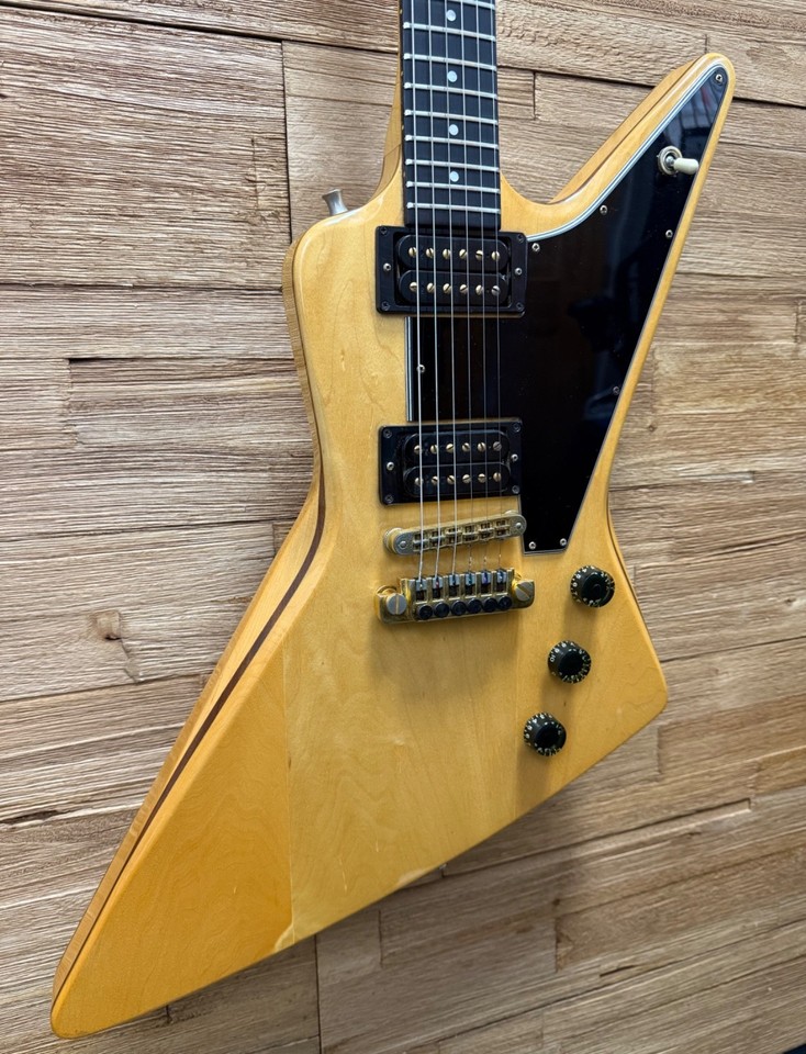 Gibson Explorer II E2 Electric Guitar -Maple/Walnut Natural Vintage ...