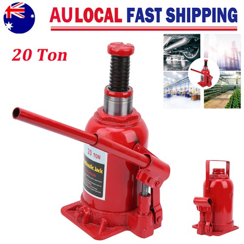 20 Ton Hydraulic Bottle Jack Heavy Duty Car Lifter w/ Safety Valve ...