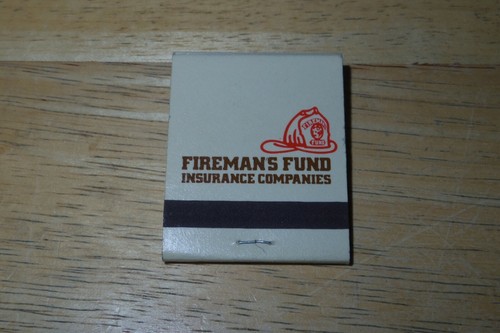 Vintage Fireman's Fund Insurance Companies Matchbook Unstruck Full ...