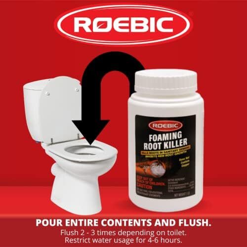 Roebic FRK-1 lb white - Foaming Root Killer, Clears Pipes and Stops New ...