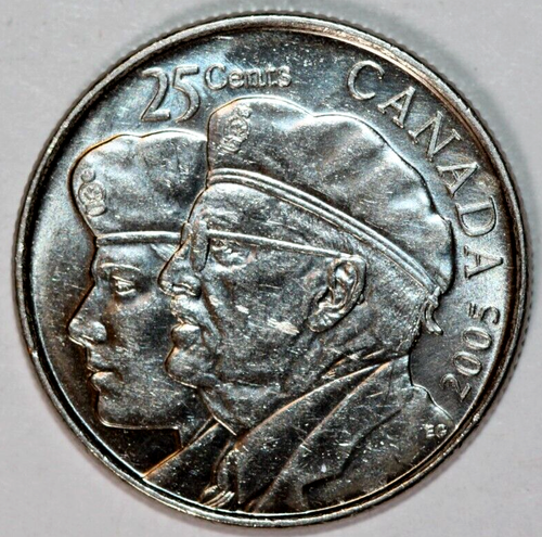 Canada 2005 25 Cents Year of the Veteran - Foreign Coin 23.88mm | eBay