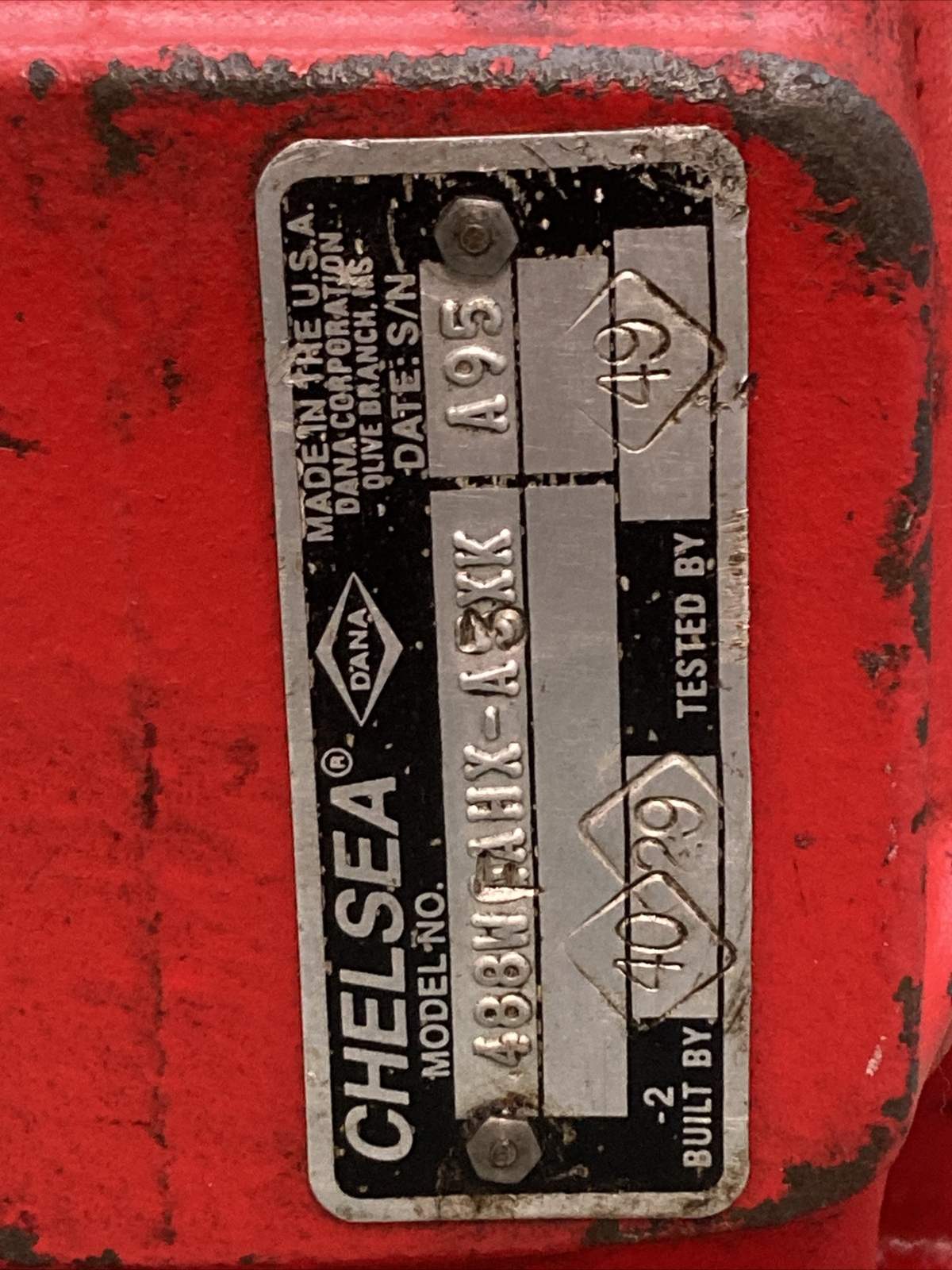 Chelsea 488 Series 8 Bolt PTO 488wfahx-a3xk Complete NOS for sale ...