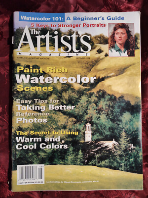 ARTISTs Magazine September 1998 Miguel Dominguez Marlin Adams Tim ...