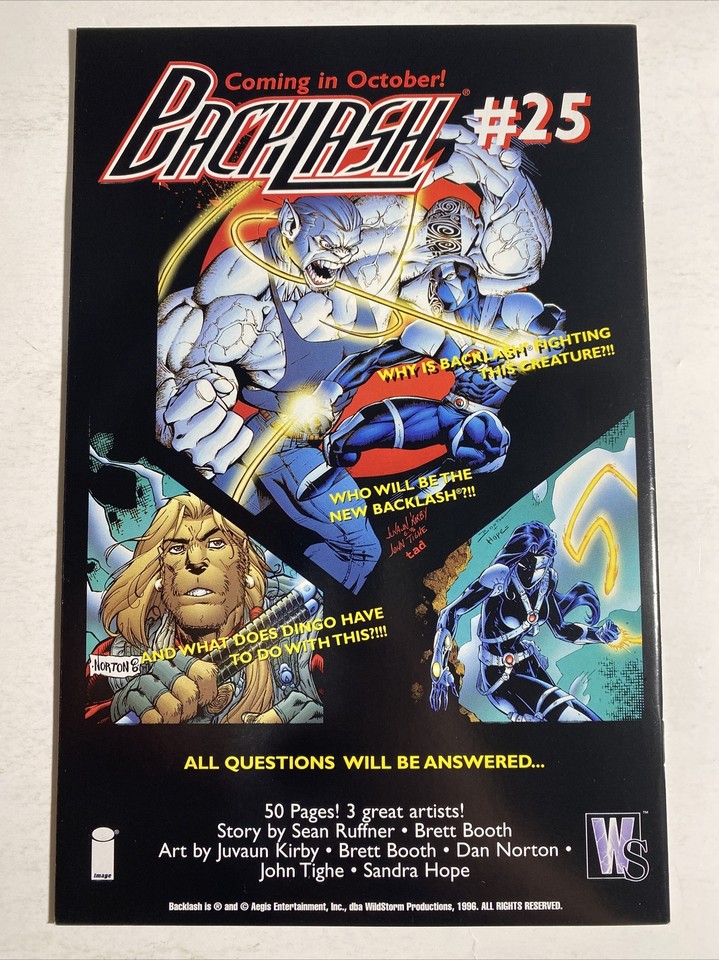 1996 DV8 #1 Lust Kevin Nowlan VARIANT Cover Image Comics Gen 13 Combine ...