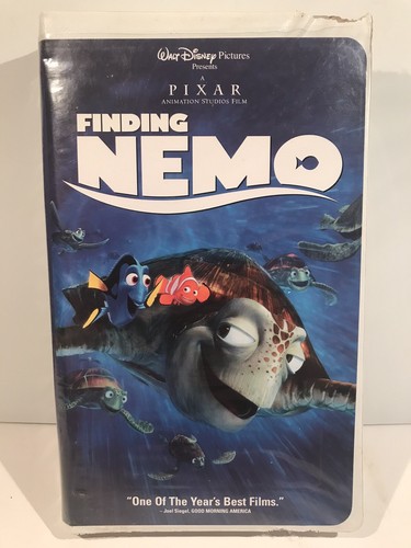 Finding Nemo VHS 2001 CLAM SHELL WALT DISNEY CLASSIC MOVIE PIXAR ...