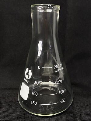 Bomex Glass Erienmeyer Lab Beaker 250ml Perfect Condition | eBay