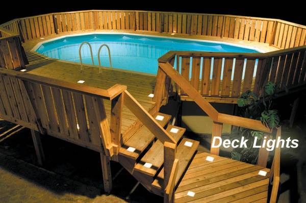 LED! (14-Pack Kit) Kerr Lighting Deck Lights (4" x 3") - For Decks ...