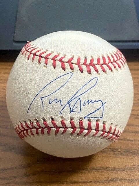 RICK BARRY SIGNED AUTOGRAPHED OL BASEBALL! NBA Warriors, Rockets! HOF ...