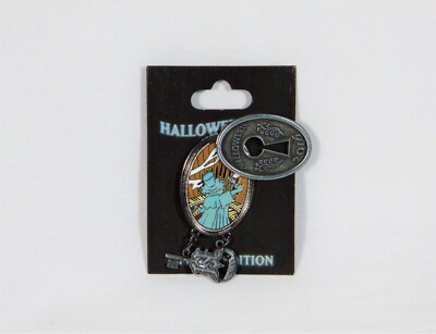 Disney Halloween Haunted Mansion Lock & Key Organ Ghost 3-D Slider Pin ...