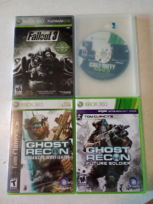 Lot of 4 Games: Call of Duty MW3, Ghost Recon Advanced/Future Fallout 3 ...