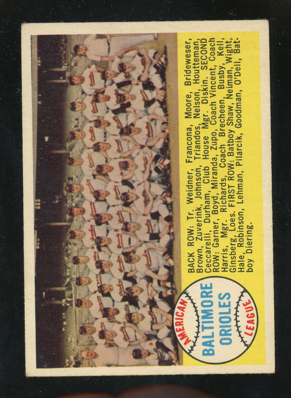 1958 Topps #408 Checklist Orioles LOOK !!! | eBay