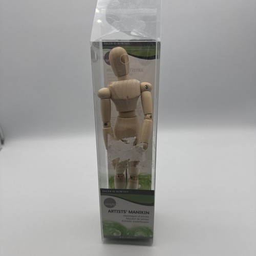 2 Wood Poseable Human Model Figure 8' & 13" Tall Articulated Manikin ...