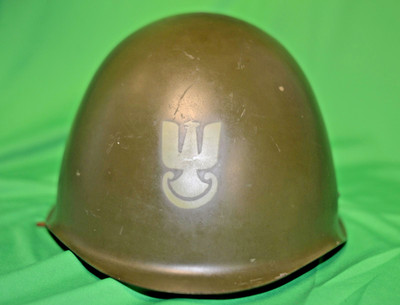 1969 Original Cold War Polish Army Helmet Steel w/Leather Liner ...