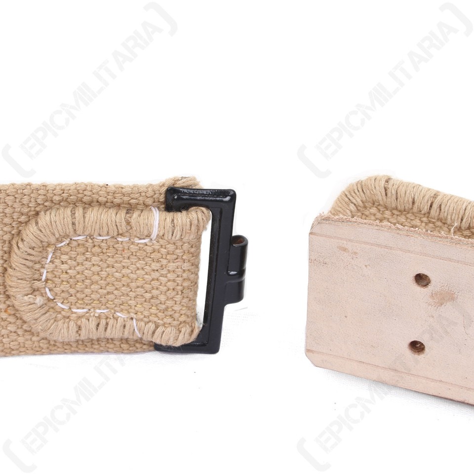 WW2 German DAK Webbing Belt - Type 2 - Repro Tropical Army Uniform ...