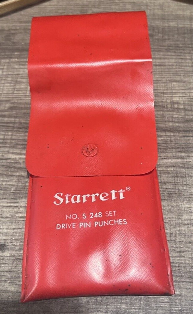 Starrett drive pin punch case No S 248 CASE ONLY NO TOOLS included | eBay