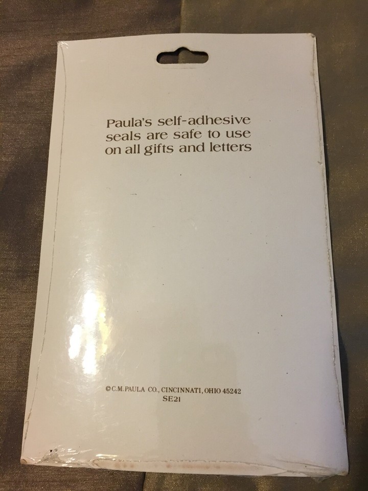 NEW VINTAGE PAULA MINI IMPRESSIONS SEALS 4 SHEETS SEALED 1980's! | eBay
