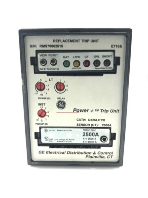 D325LIT2R GE PROGRAMMER TRIP UNIT 2500 AMP W/ TR25C2500 RATING PLUG | eBay