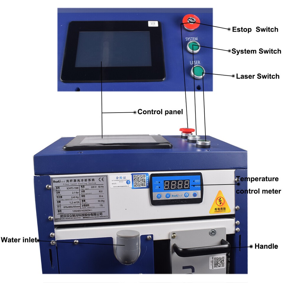 RECI 1500W/2000W/3000W 4 IN 1 Cutting Welding Cleaning Weld Seam Clean ...