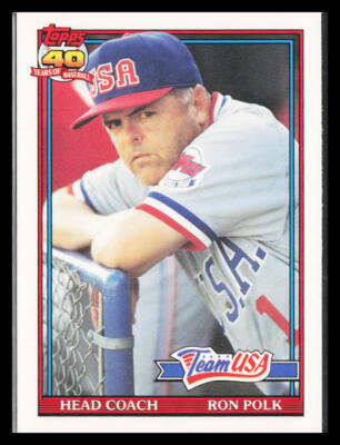 1991 Topps Traded Ron Polk #93T | eBay