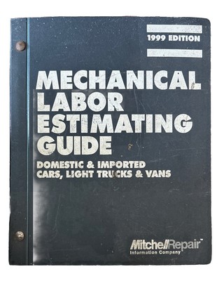 Mitchell Repair 1999 Mechanical Parts & Labor Estimating Guide | eBay