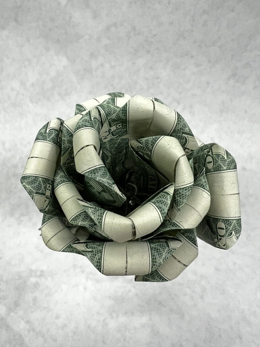1 Dollar Origami Rose Money Rose Origami $1 Bill ($10) Graduation