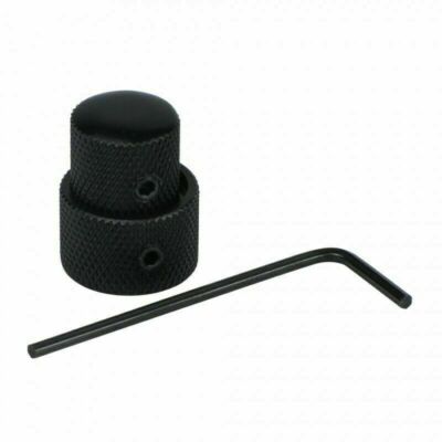 Black Stacked Dual Control Audio Knob Concentric | eBay