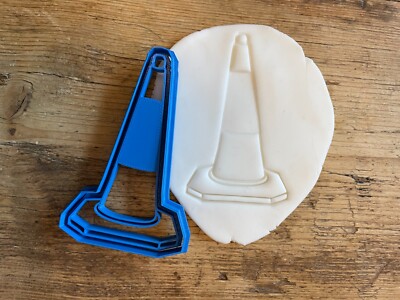 Traffic Cone cookie biscuit cutter, icing, baking, cake, road, car ...