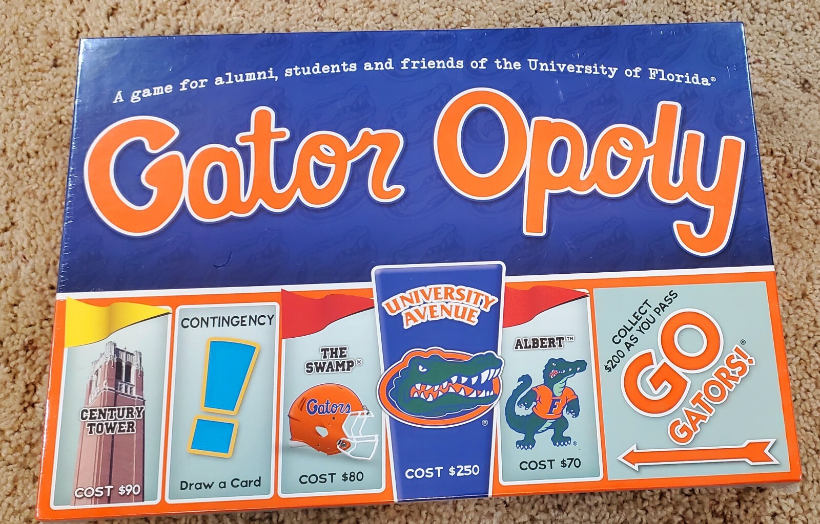 Gatoropoly Board Game Florida Gators University Of Florida Monopoly ...