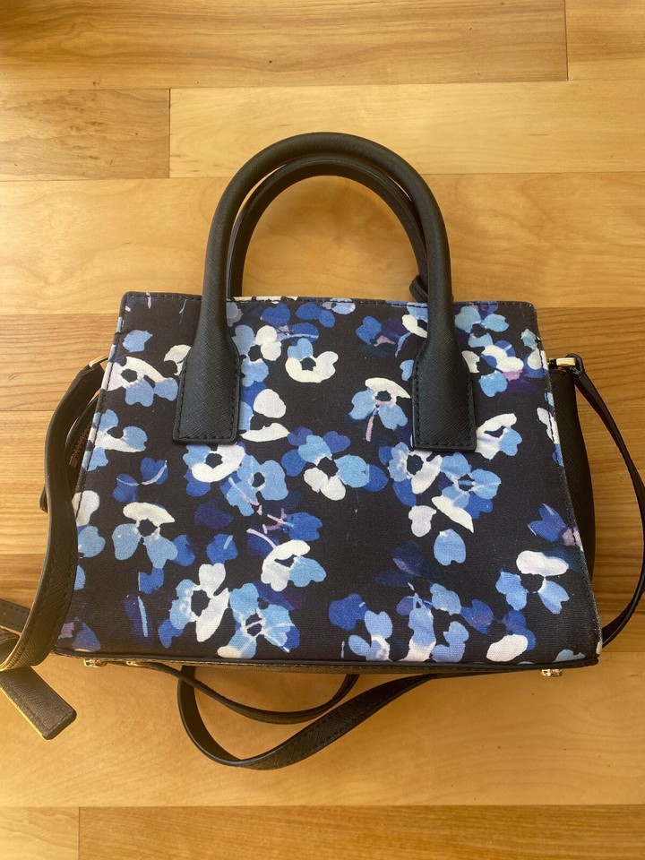 Kate Spade Cameron Street Candace Blue Multi Floral Lightly Used | eBay