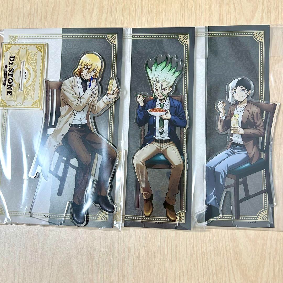 Dr.STONE Classic AMOCAFE 2025 Acrylic Stand Senku & Gen & Ryusui set | eBay