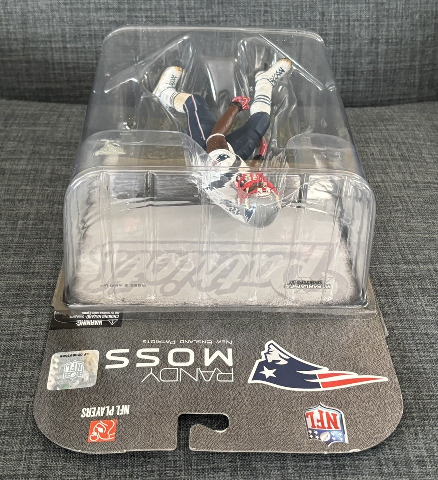 McFarlane's Sports Picks RANDY MOSS -New England Patriots- 6" NFL ...