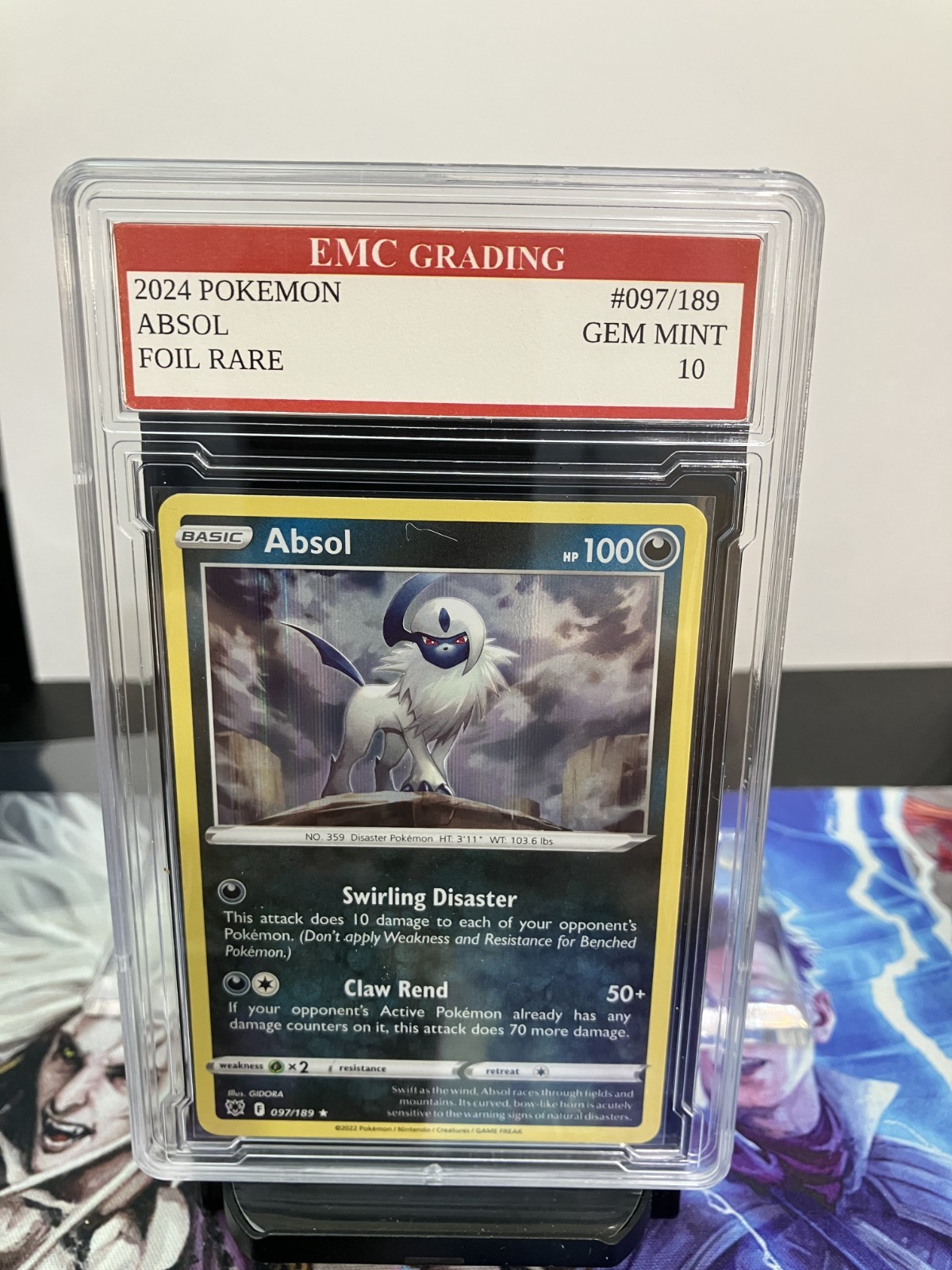 ABSOL #097/189 RARE FOIL Pokemon 2024 Card GRADED 10 MINT TCG CCG | eBay