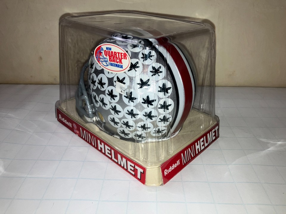 OHIO STATE BUCKEYES RIDDELL FOOTBALL HELMET STICKERS PLAYERS AUTOGRAPH ...