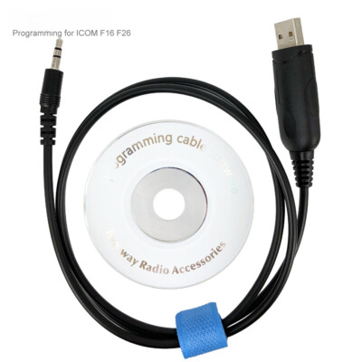 USB Programming Cable for ICOM IC-F16 F26 A110 IC-V8 V80 IC-F3 IC-F4 IC ...