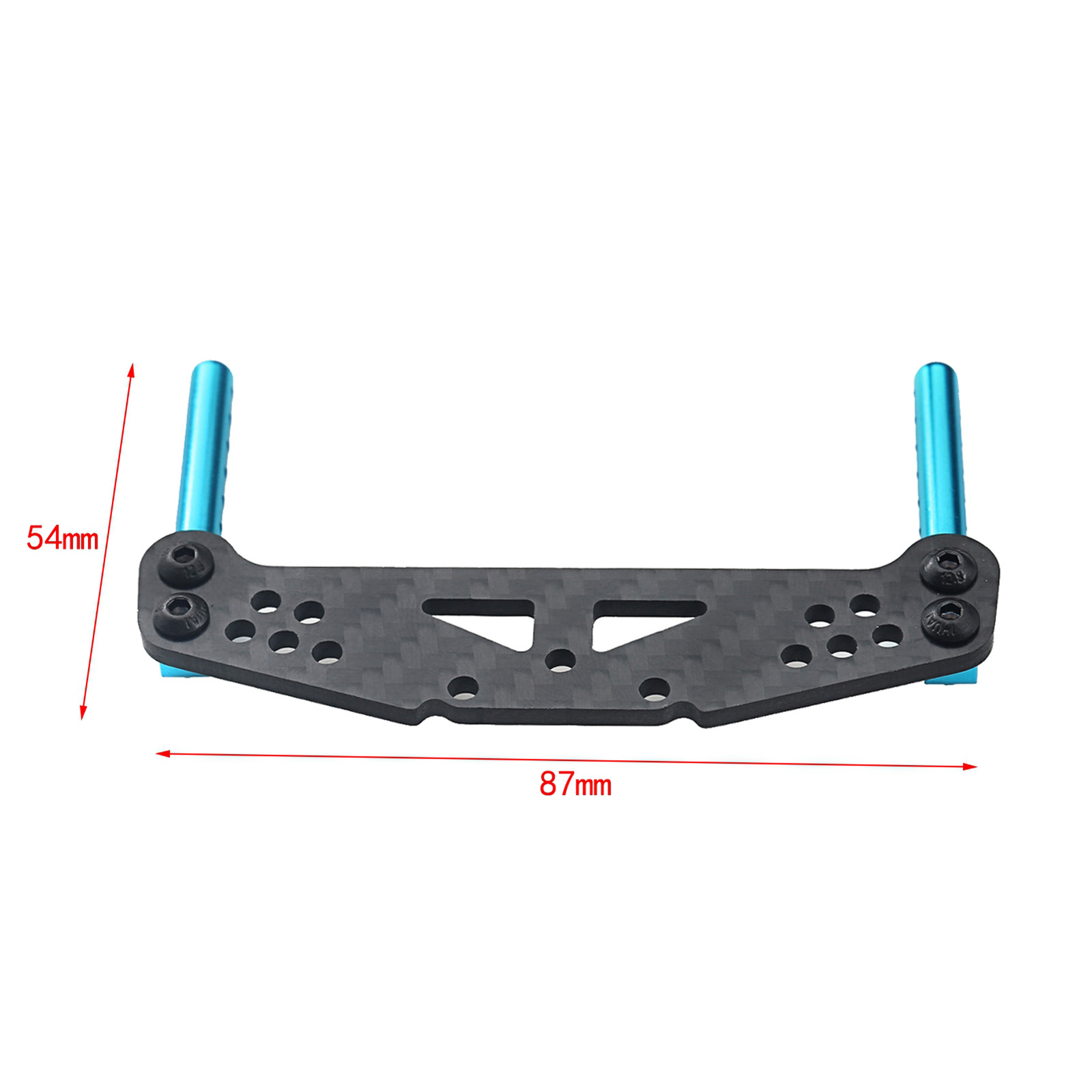Carbon Fiber Front and Rear Shock Tower with Body Post Mounts ...