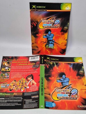 Jacket And Manual Microsoft Xbox Capcom Vs snk Eo 2 Pal Without Disc ...