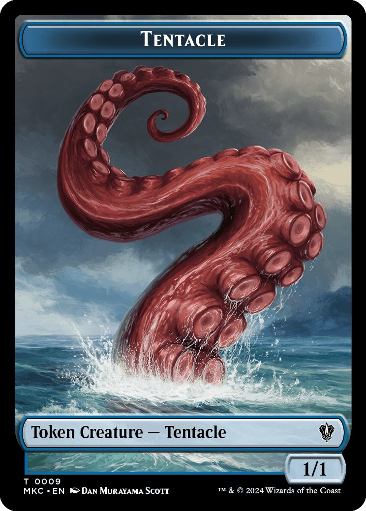 Tentacle // Koma's Coil Double-Sided Token Commander: Murders at Karlov ...