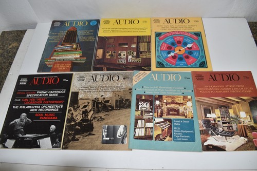 AUDIO MAGAZINE VINTAGE AUDIOPHILE HIFI LOT OF 8 ISSUES -1969 (YRP19) | eBay