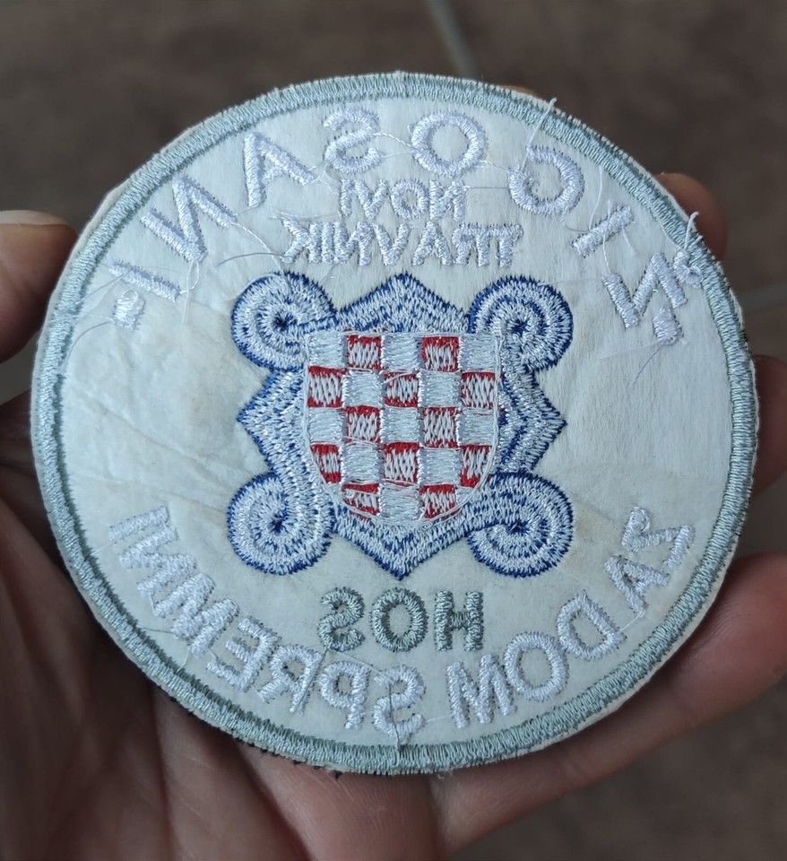 🔴CROATIA ARMY HOS ZA DOM SPREMNI ZIGOSANI NOVI TRAVNIK embroidered ...