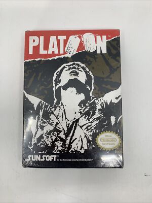NEW/SEALED Platoon Game (Nintendo Entertainment System NES, 1987 ...
