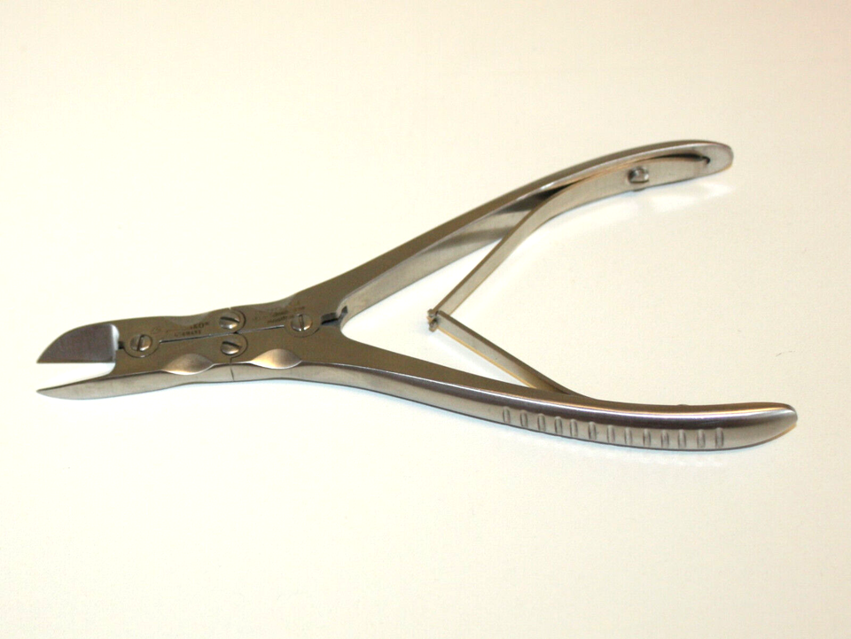 Nagelzange Doppelgelenk gerade Schneide Fußpflegezange Zange Eckenzange ...